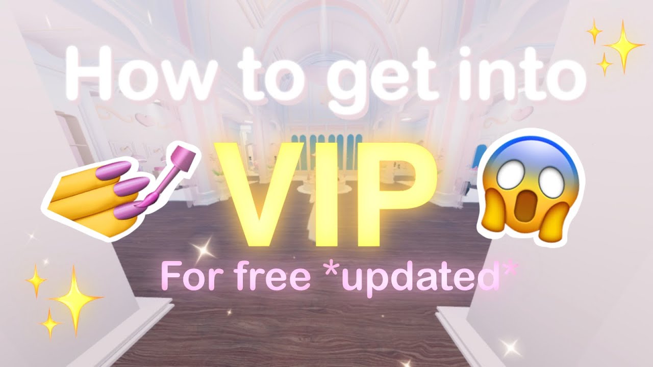 How to get into VIP patched - YouTube