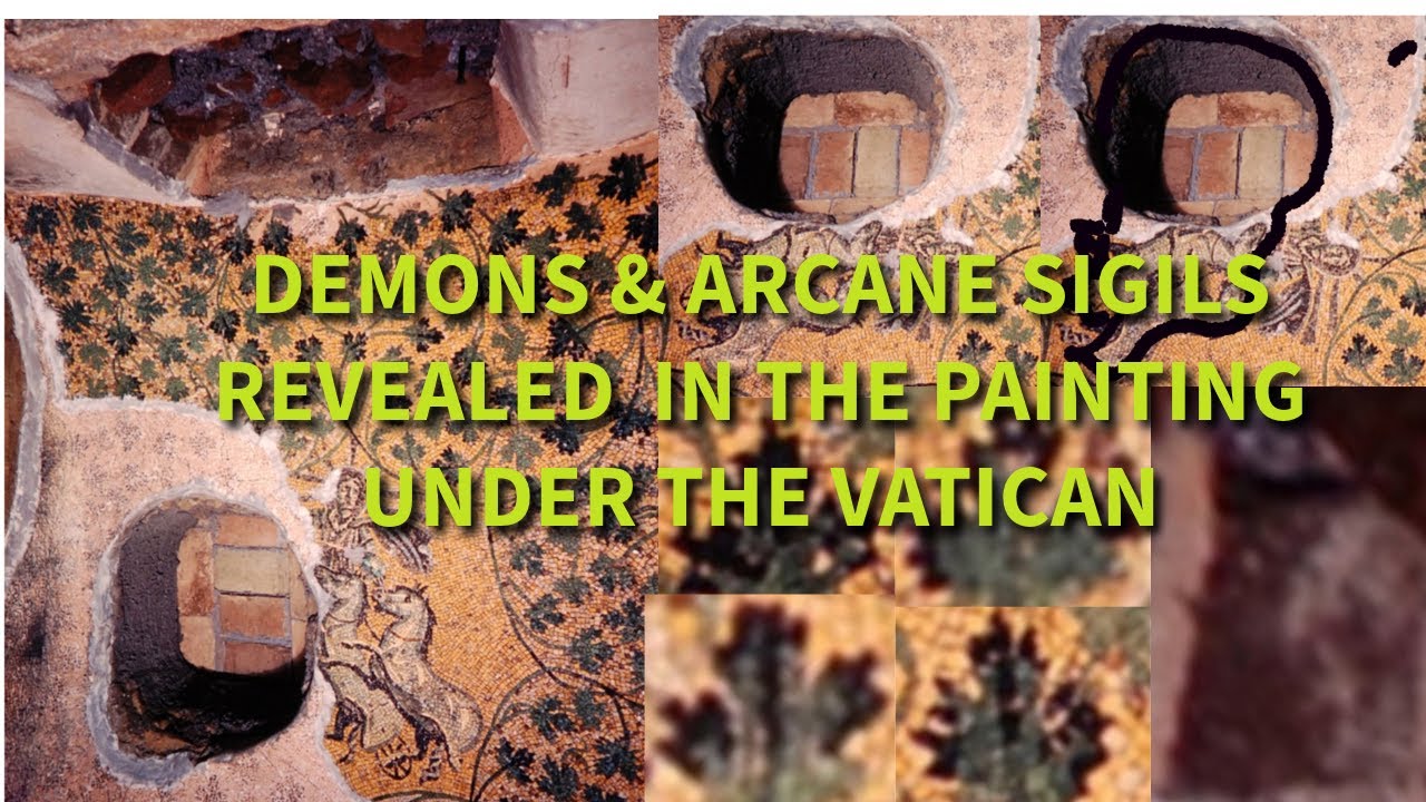 ARCANE SIGILS & DEMONS EXPOSED UNDER THE VATICAN IN THIS MOSAIC - YouTube
