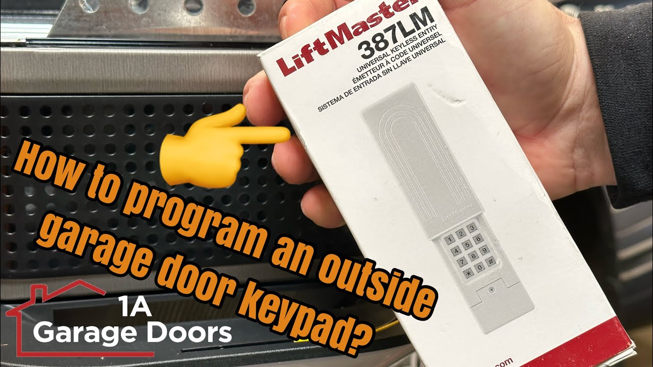 Learn to Program the Outside Universal Keypad - YouTube