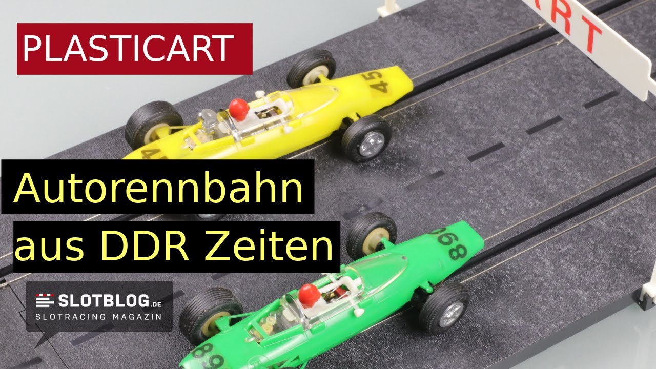 DDR Autorennbahn von Prefo/ plasticart - YouTube