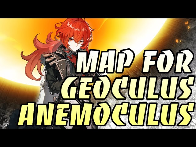 Complete Anemoculus And Geoculus Map Genshin Impact