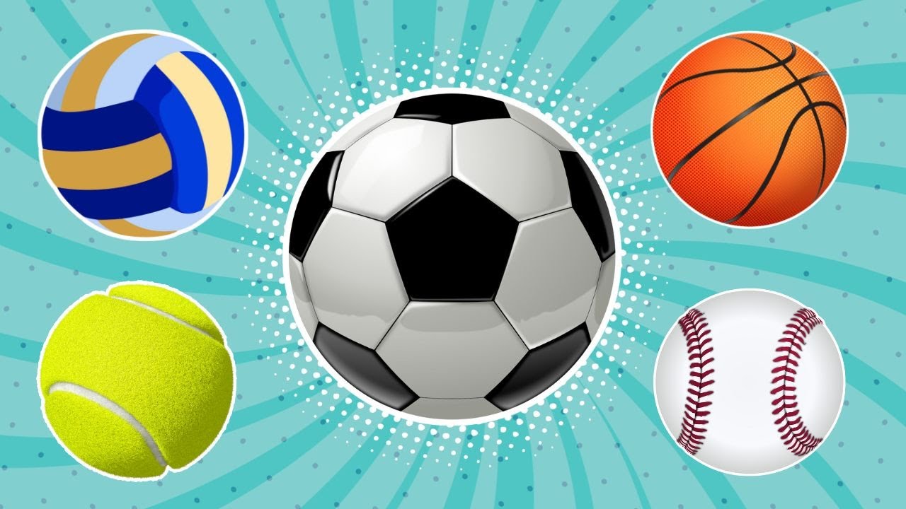 Learn Sports balls for All with ENGLISH - YouTube
