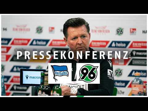 PK vor dem Spiel | Hertha BSC - Hannover 96