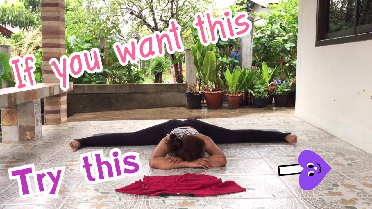 [Yoga] How to do middle splits EP19 - YouTube