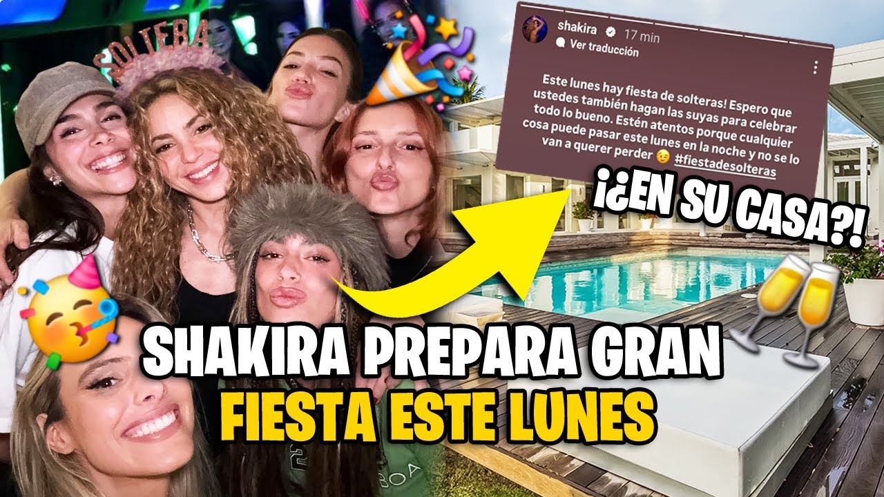 SHAKIRA anuncia gran fiesta en su casa para celebrar el éxito de ...