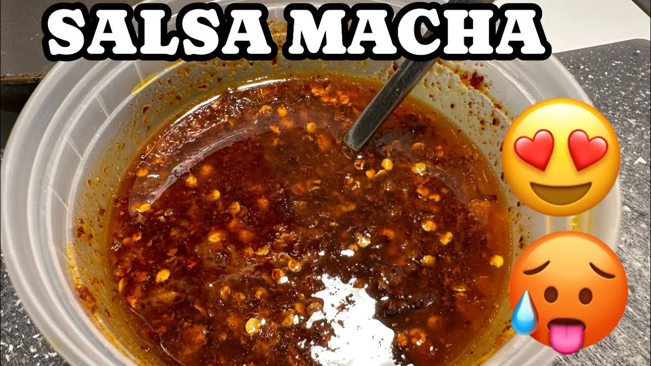 MI FAVORITA RECETA DE SALSA MACHA | how to make salsa macha - YouTube