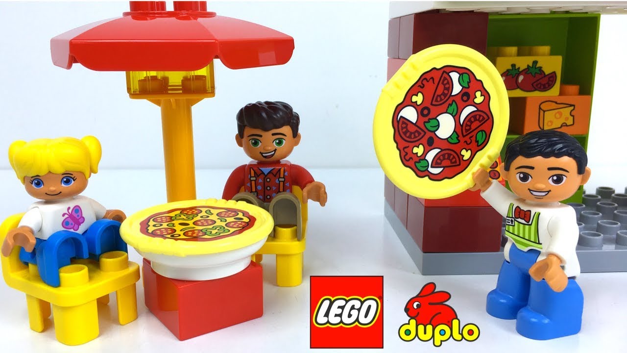 LA PIZZERIA DE LEGO DUPLO - PIZZERÍA PARA CONSTRUIR CON HORNO DE PIZZAS ...