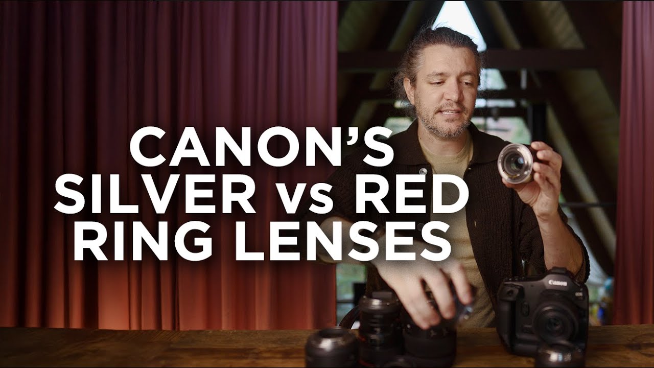 Canon Silver vs Red Ring Lens Strategy, and my Canon R1 First ...
