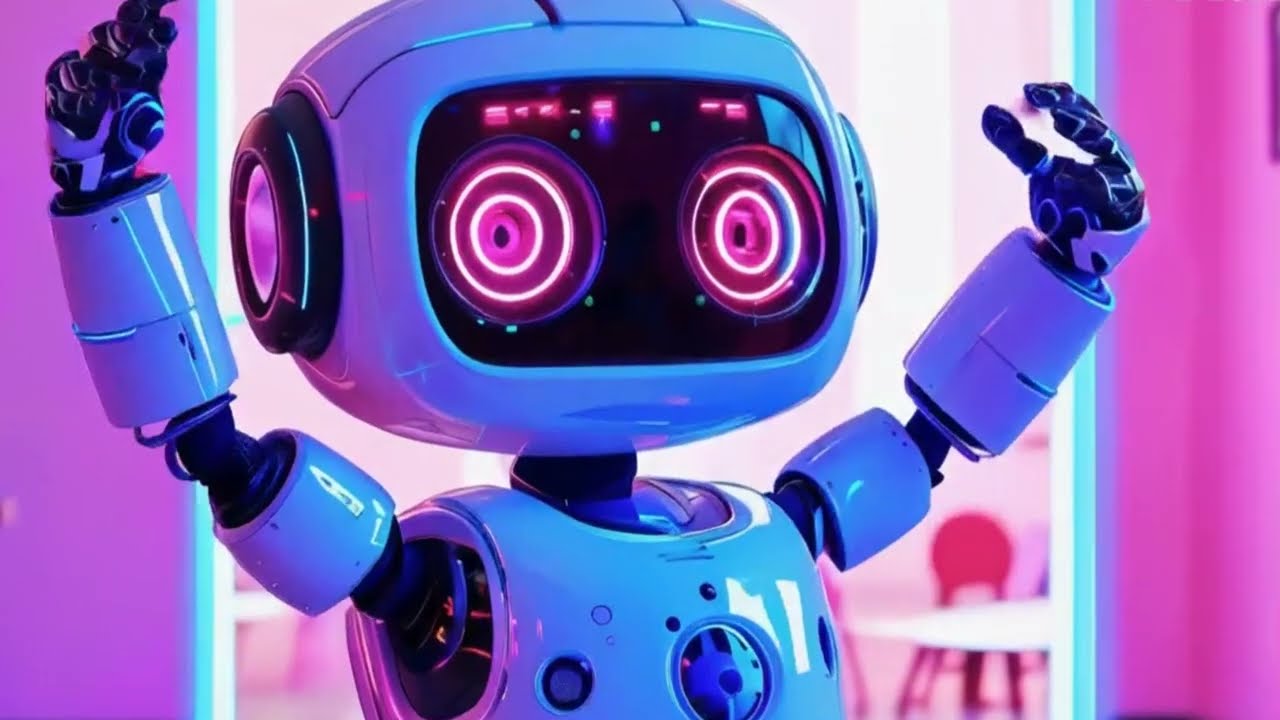 Hey there, robot, dance with me kids poem & song. - YouTube
