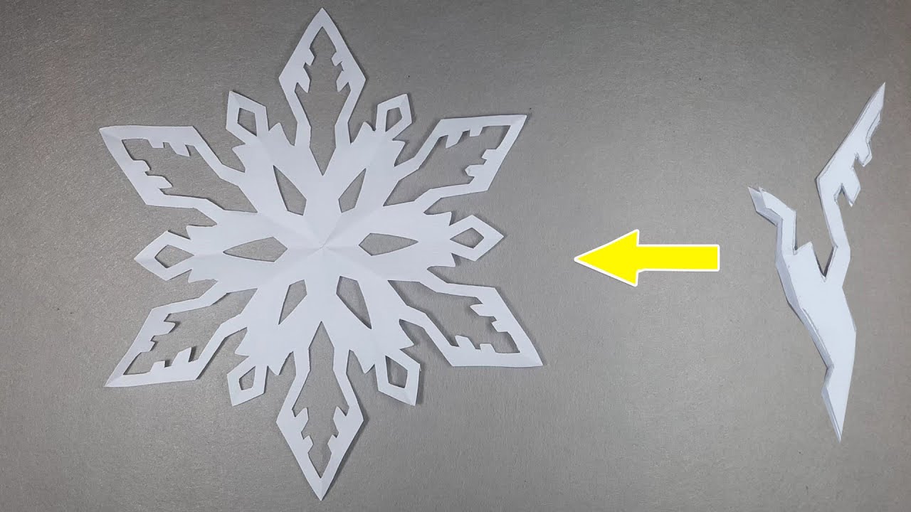 Paper Snowflakes | How to make Snowflakes out of paper | Christmas ...