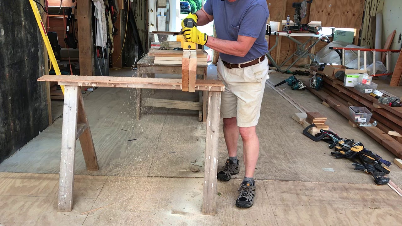 Making inexpensive beams from framing lumber Pt 2 - YouTube