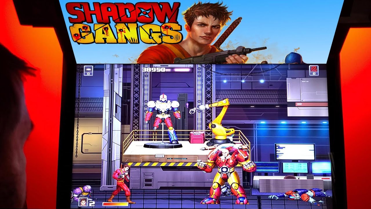 Shadow Gangs Arcade Cabinet Gameplay w/ Hypermarquee - YouTube