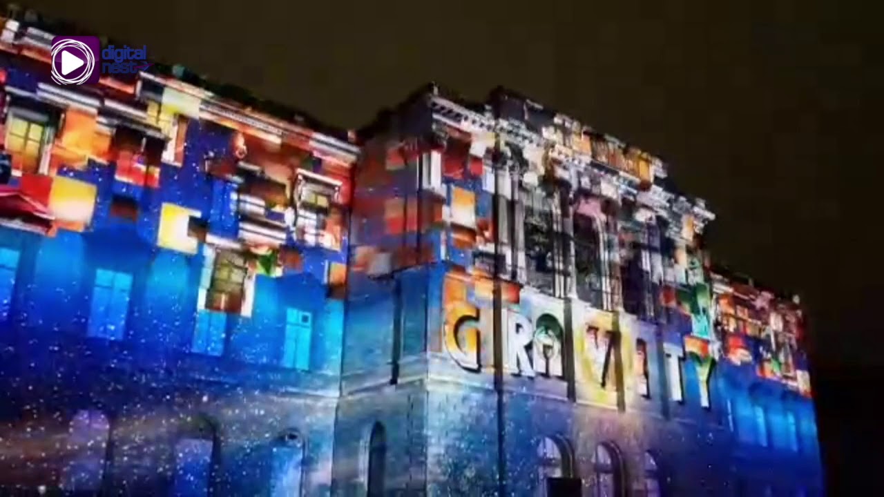 Sound and Light Show in Geneva!! - YouTube