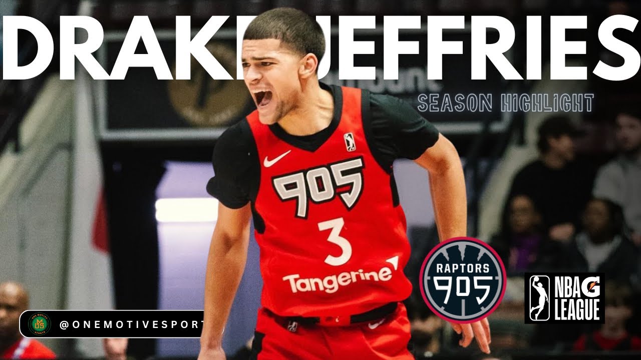 Drake Jeffries 6’5” 196cm Raptors 905 NBA G League Season Highlights ...