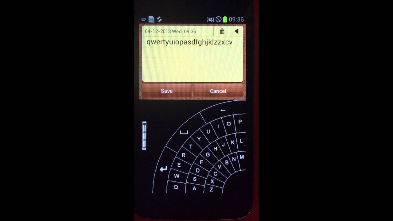 Circular Android Keyboard - YouTube