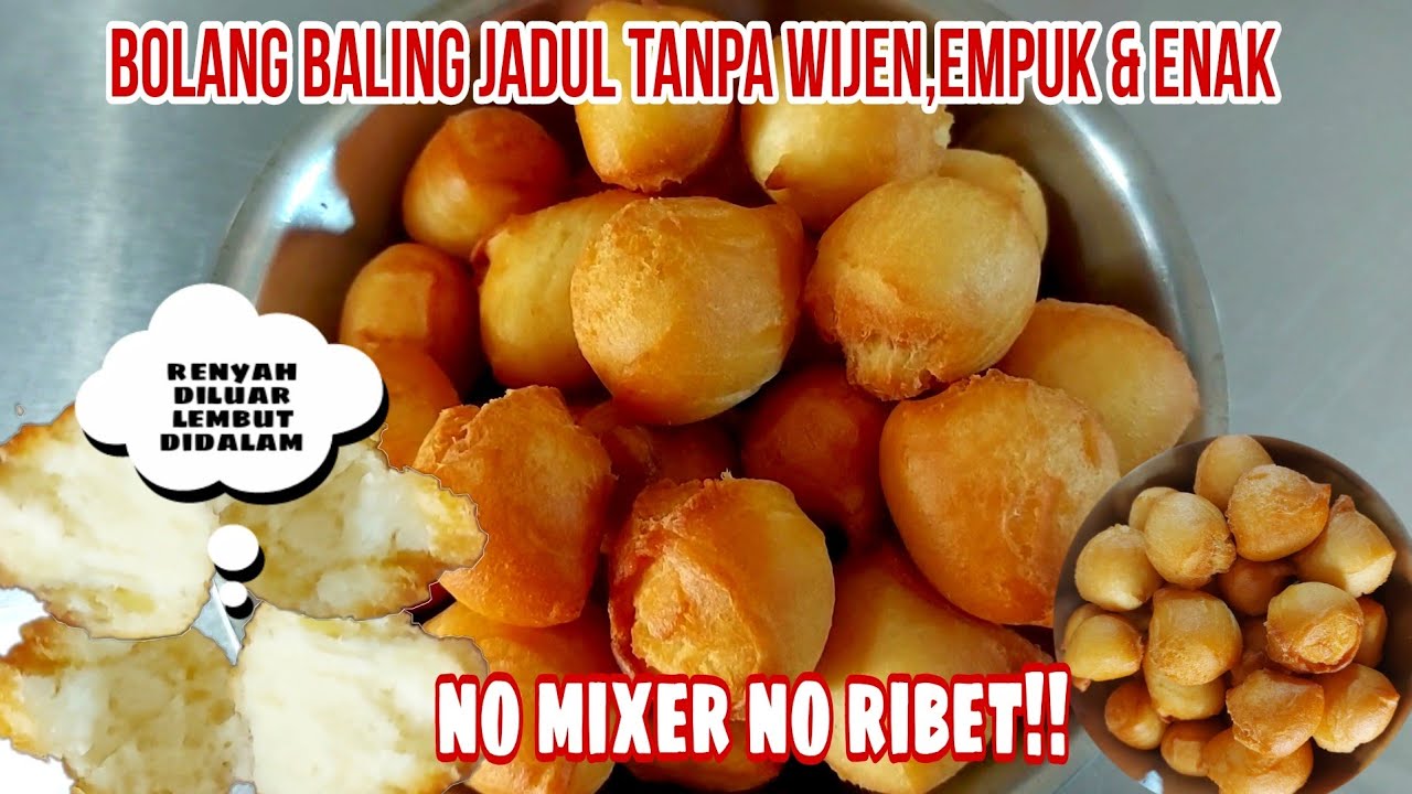 CARA MEMBUAT BOLANG BALING‼️ANTI GAGAL‼️MUDAH, EMPUK DAN ENAK NO MIXER - YouTube