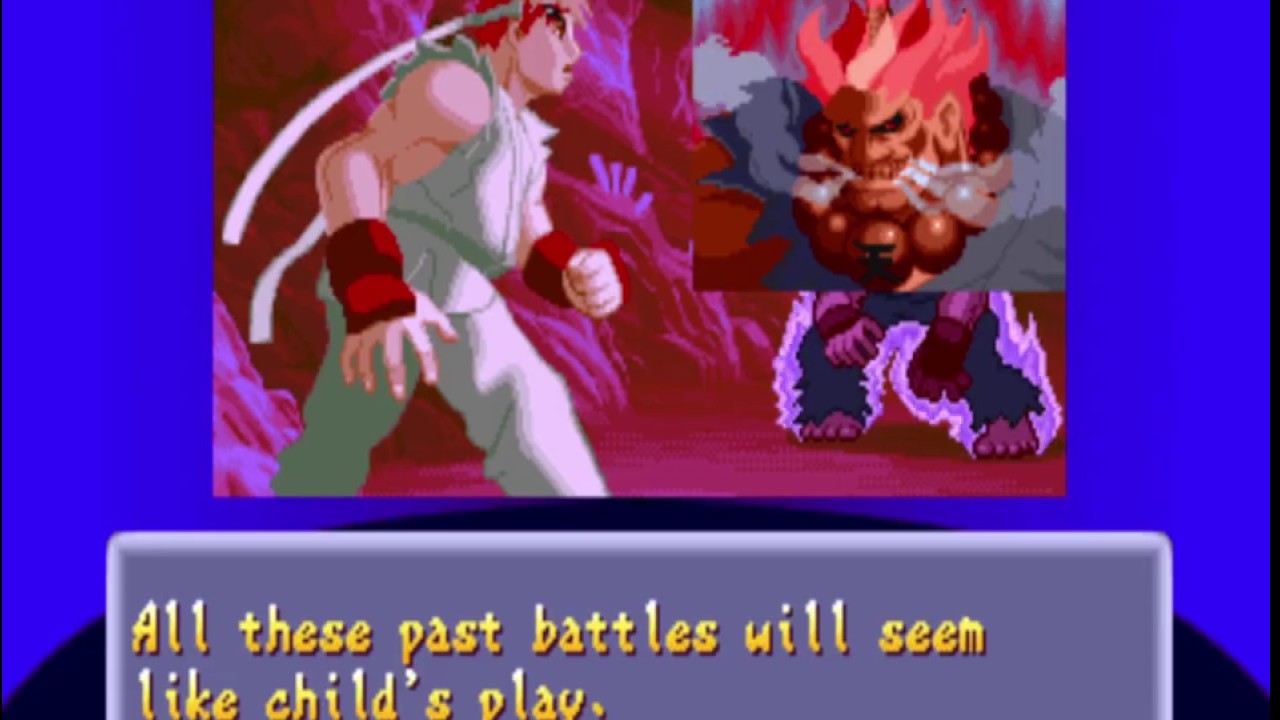 Street Fighter Alpha 2 - Ryu 03 Ending - YouTube