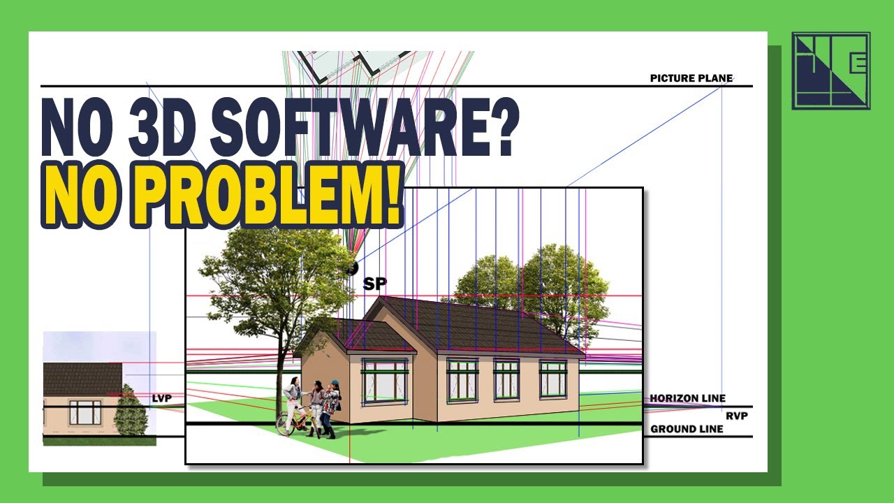 Learn How to Draw 2-Point Perspectives The Architects' Way | Direct ...