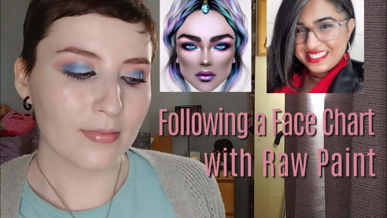 Two Faces, One Face Chart | Collab with Raw Paint - YouTube