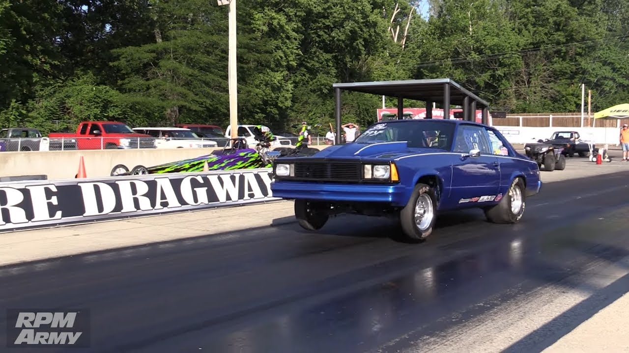 Chevy Malibu Drag Racing | OSCA Outlaw Races at Kil Kare - YouTube