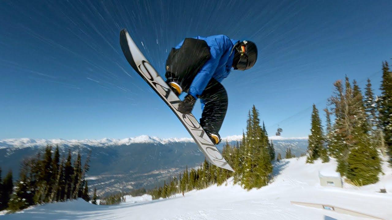 Snowboarding In Whistler's Terrain Park - YouTube