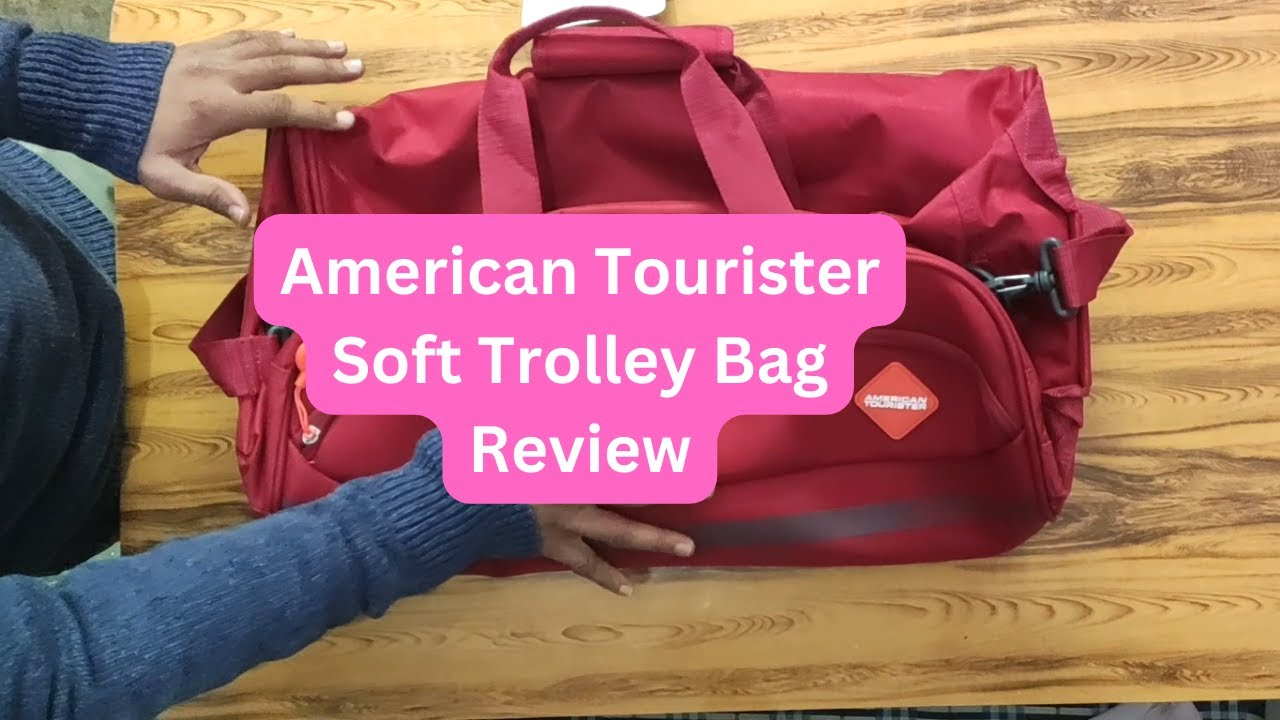 American Tourister Soft Trolley Bag Review || Duffle Bag With Wheels ...