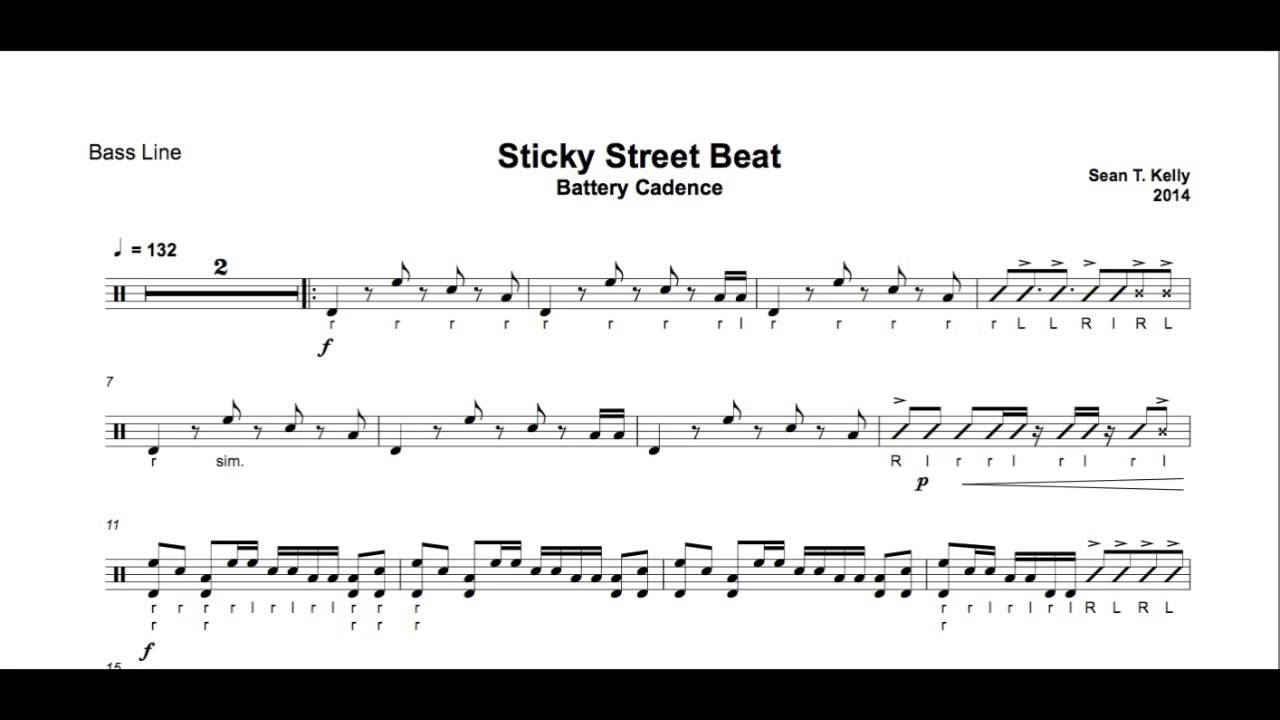 Sticky Street Beat - Battery Cadence - YouTube