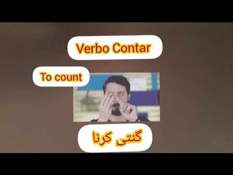 Verbo Contar/To count /گنتی کرنا - YouTube