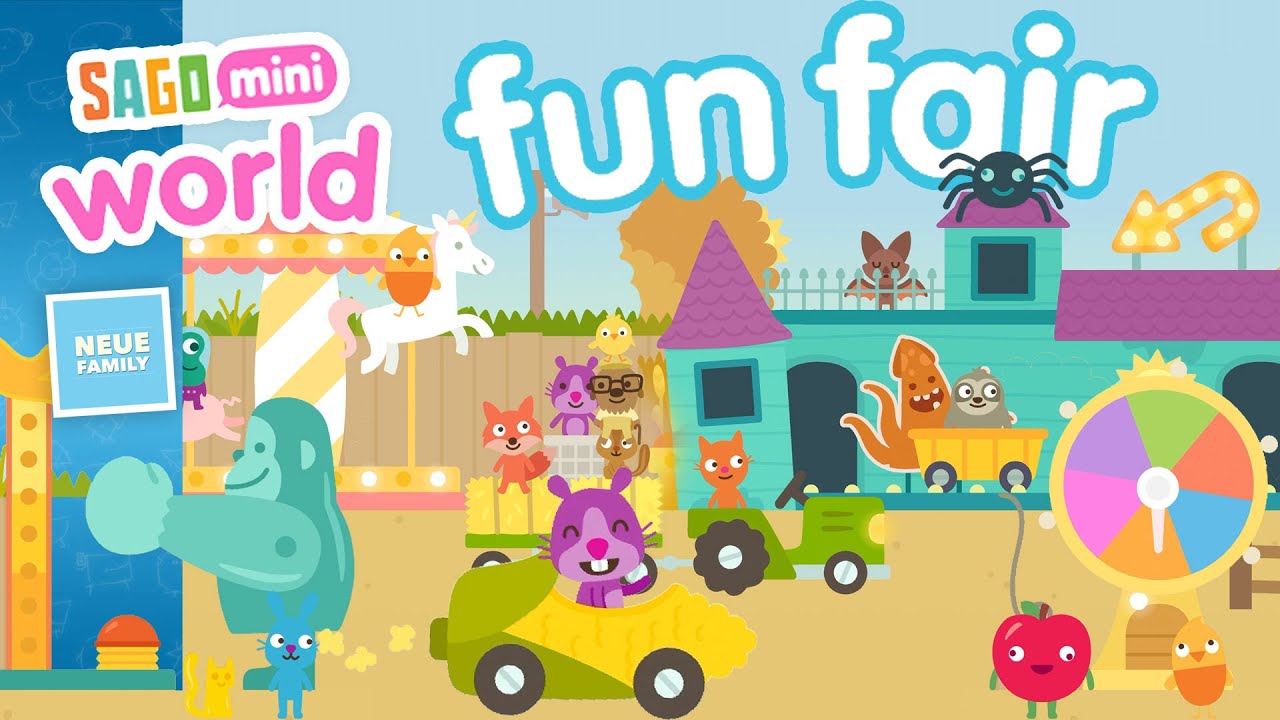 [New] Lots to explore at the Fun Fair in Sago Mini World - YouTube
