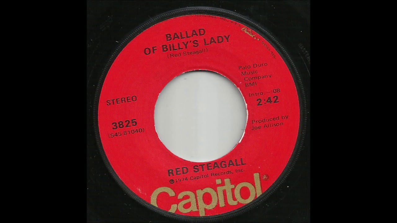 Red Steagall - Ballad Of Billy's Lady - YouTube