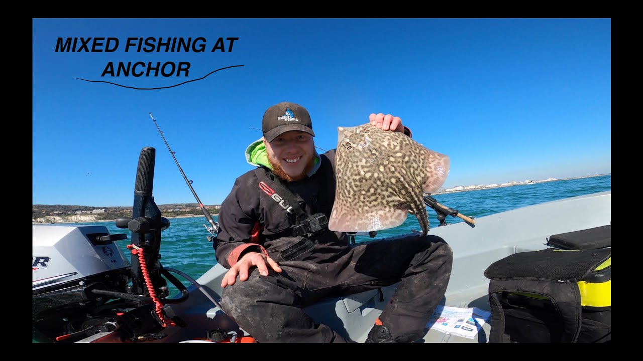 Sea Fishing Mixed ground At Anchor On A Small 3 Meter Boat - Plaice ...