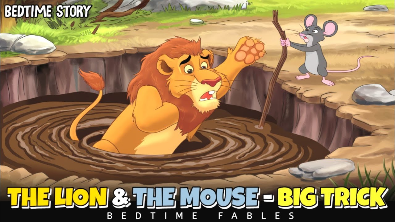 The Lion And The Mouse - Big Trick | Bedtime Fables - YouTube