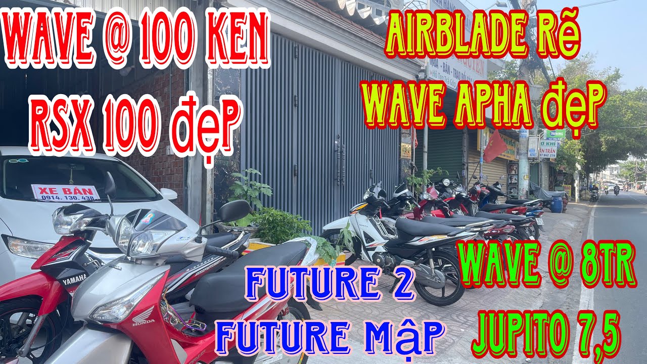 9/3 quá trời xe đẹp giá rẽ phải chăn vài triệu có xe nhật future mập ken, wave @ ken , jupito 7 ...