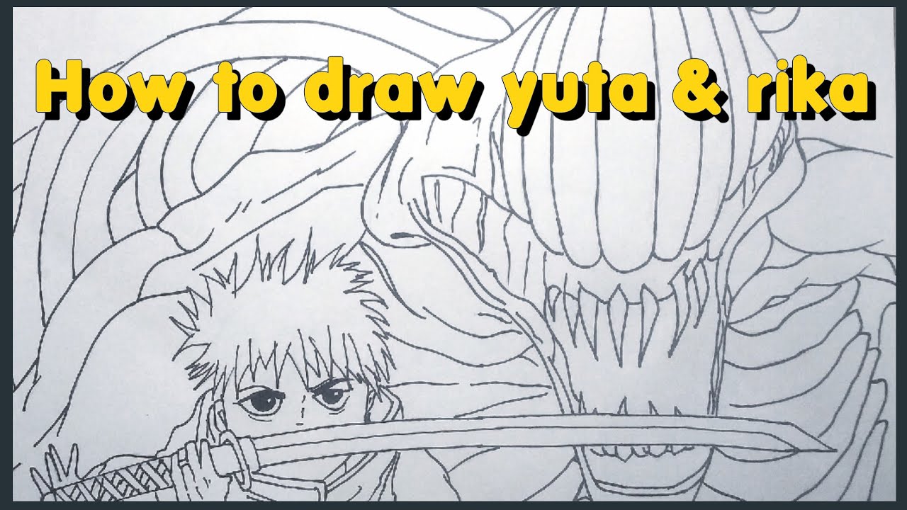 How to draw yuta and rika yuta or rika ko kese draw kare #art #anime # ...