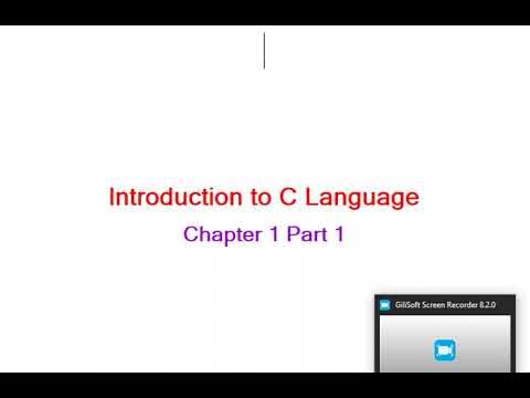 C Language Lecture 1 Part 1 : Introduction to C language - YouTube