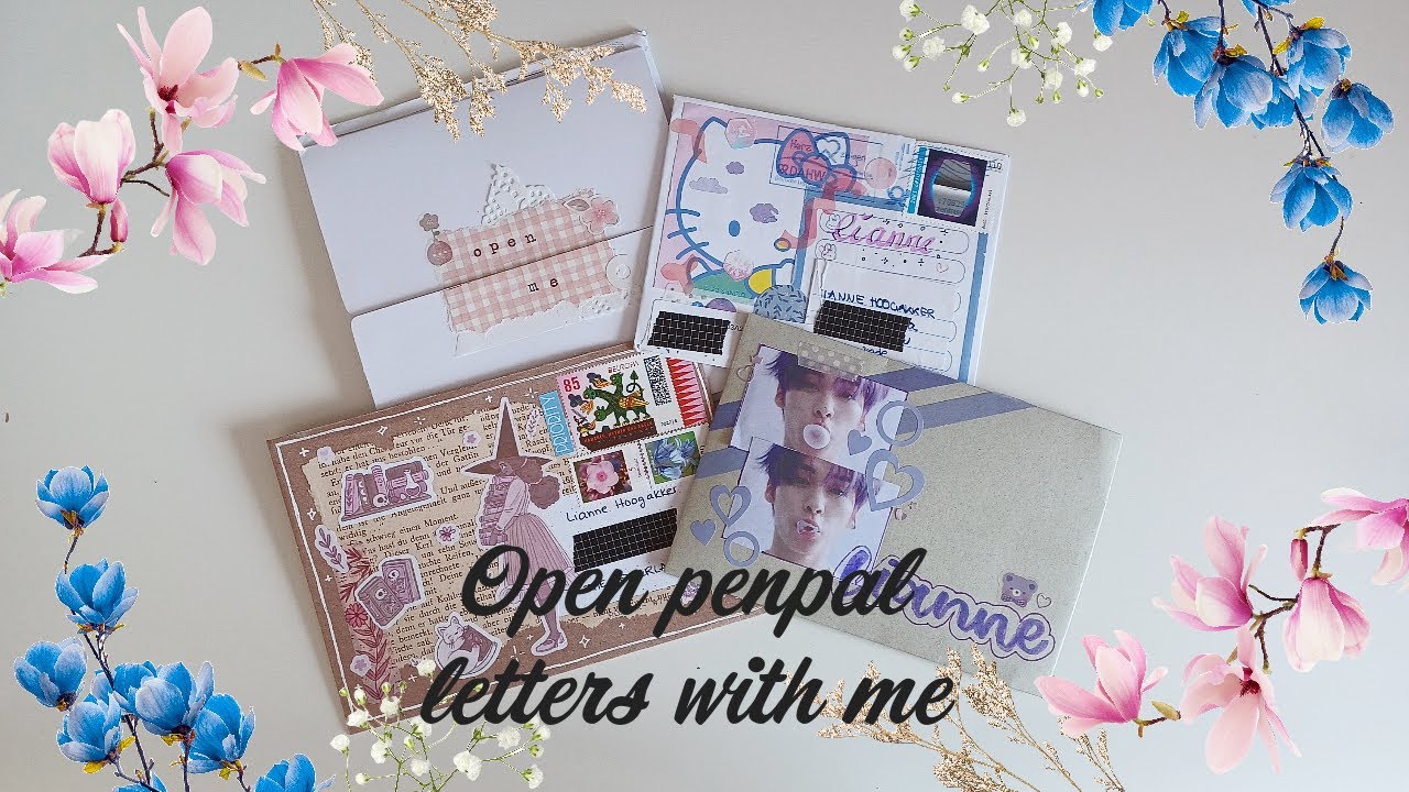 Open penpal letters with me ~ from Heather, Jenny, Jule and Ananthi ...