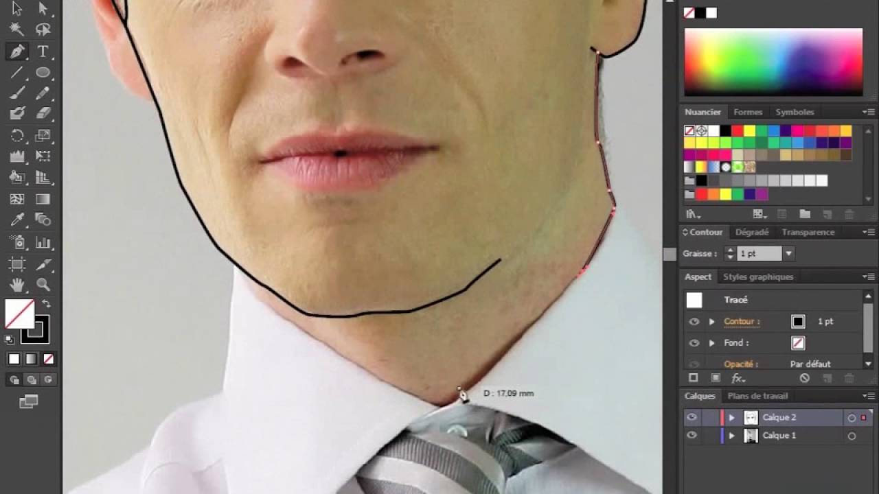 La Formation Illustrator CS6 cour N°70 Dessiner les contours d'un ...