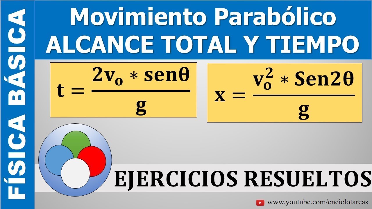 MOVIMIENTO PARABÓLICO – ALCANCE TOTAL Y TIEMPO - YouTube
