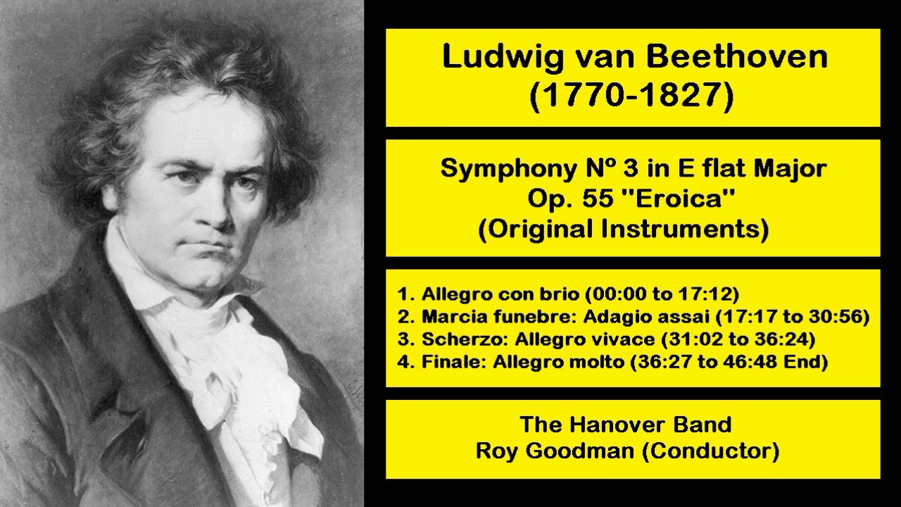 Ludwig van Beethoven (1770-1827) - Symphony Nº 3 in E flat Major Op. 55 ...