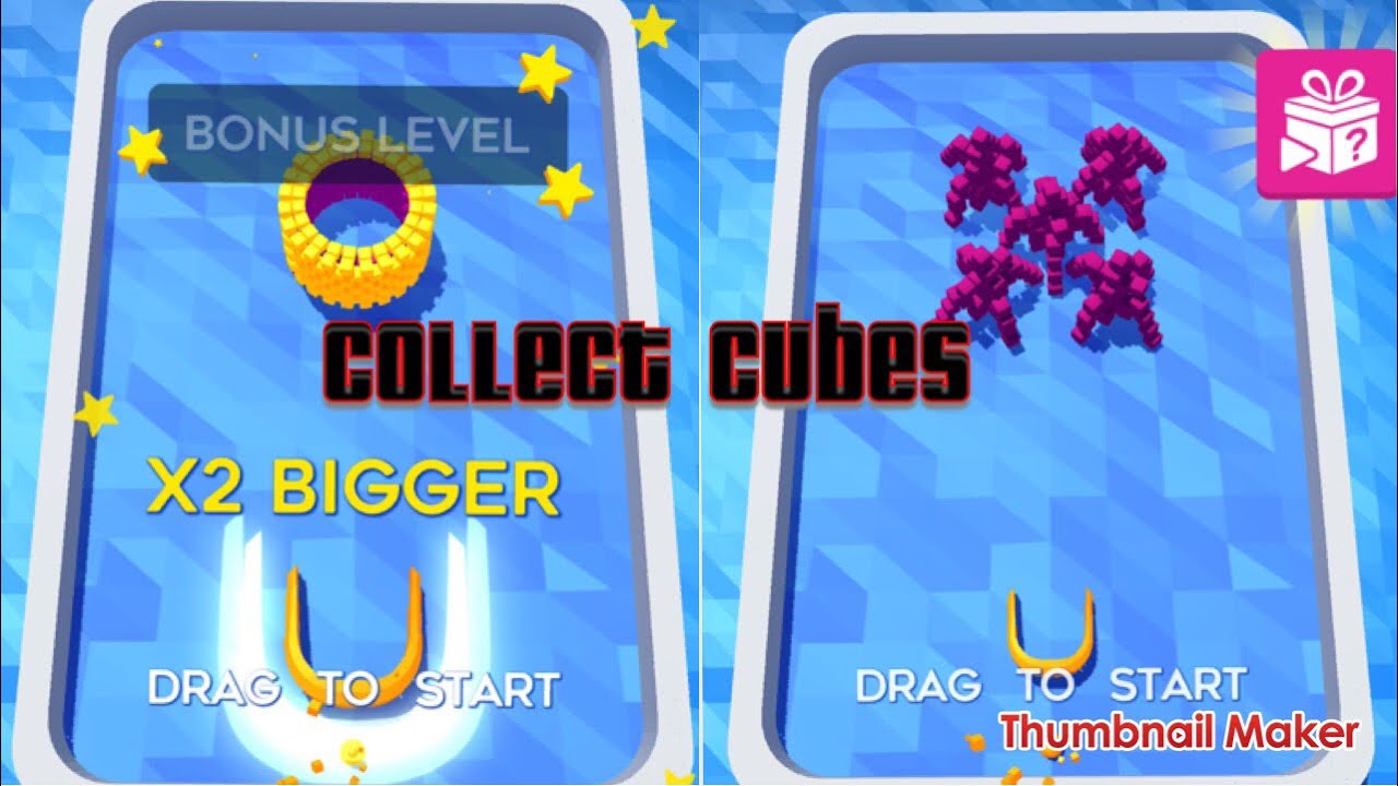 Playing collect cubes levels 7-20 iOS gameplay - YouTube