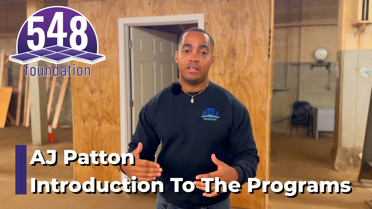 AJ Patton Explains the 548 Foundation Training Programs - YouTube