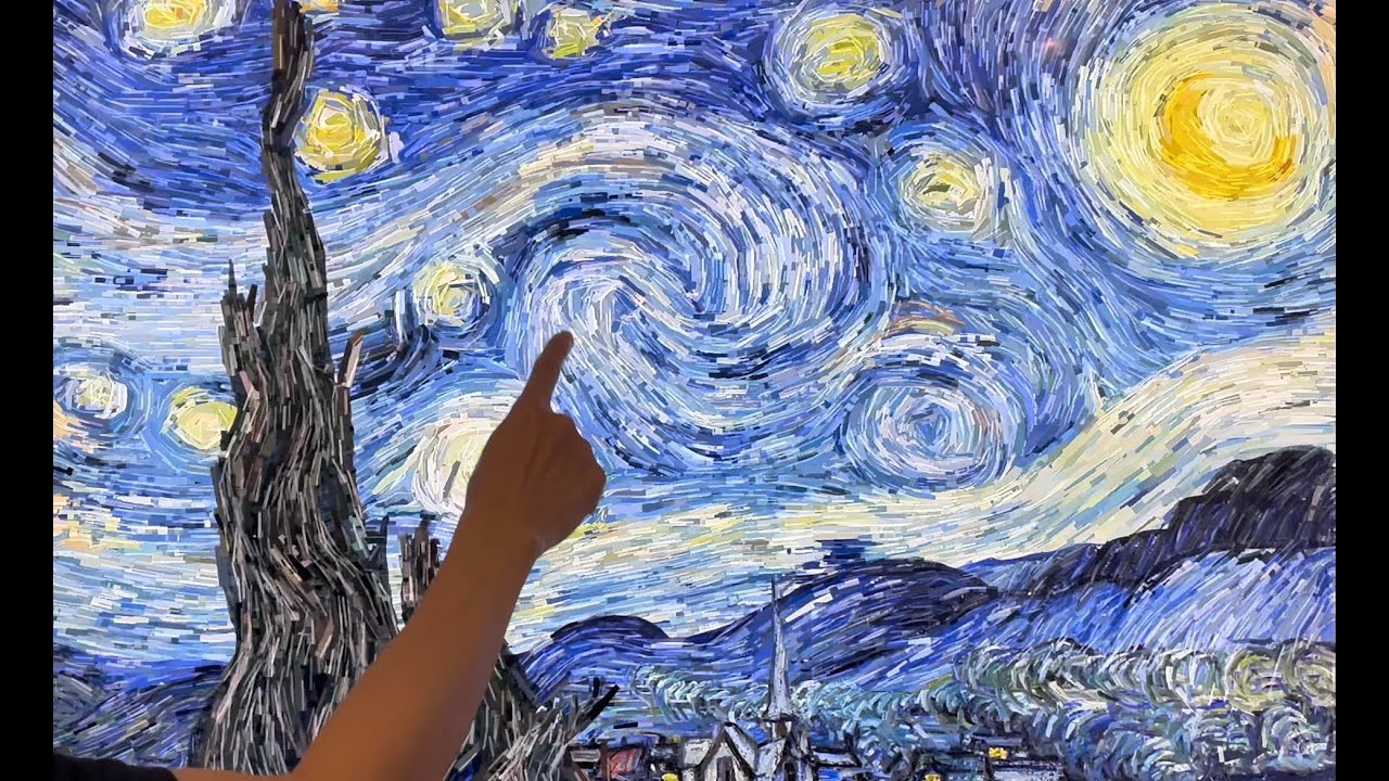 Starry Night Animation and Interaction - YouTube