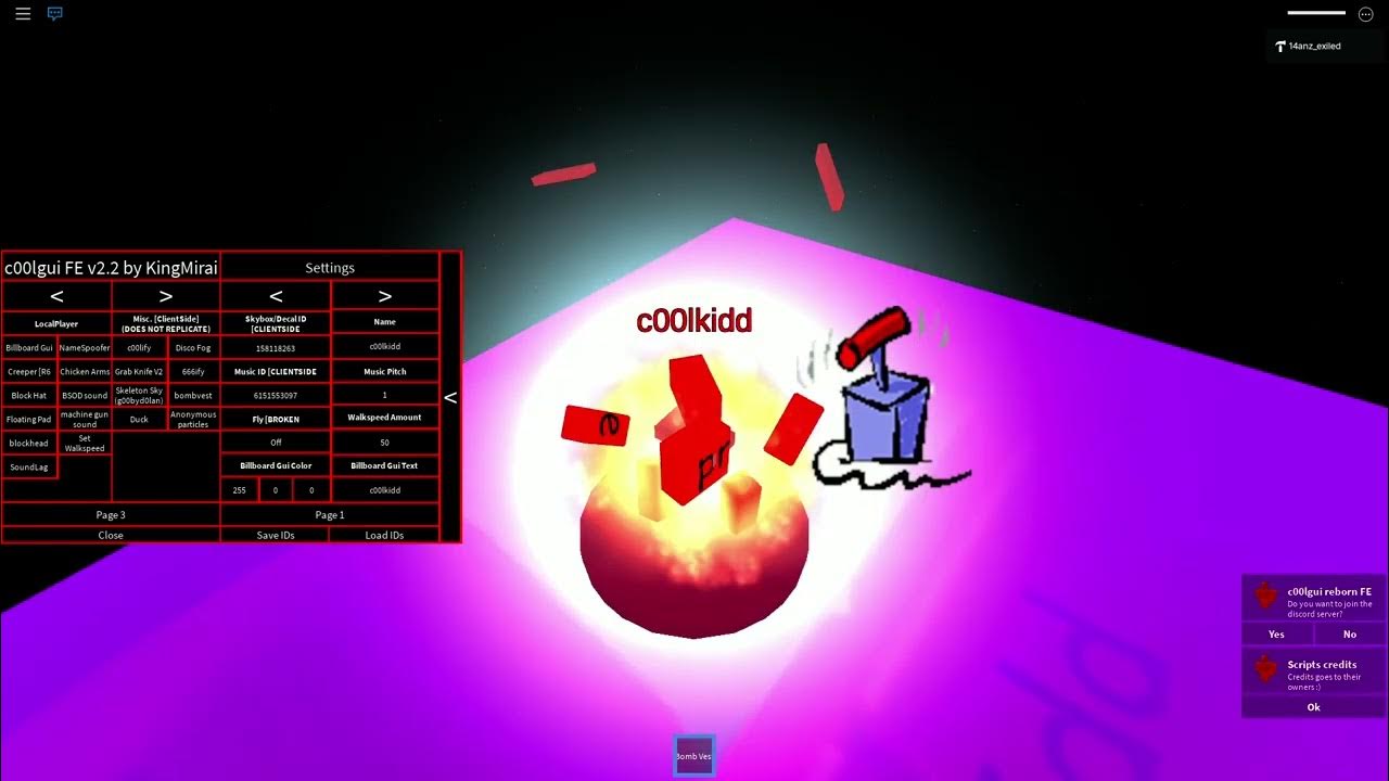 c00lgui reborn FE v2.2 showcase in-game - YouTube