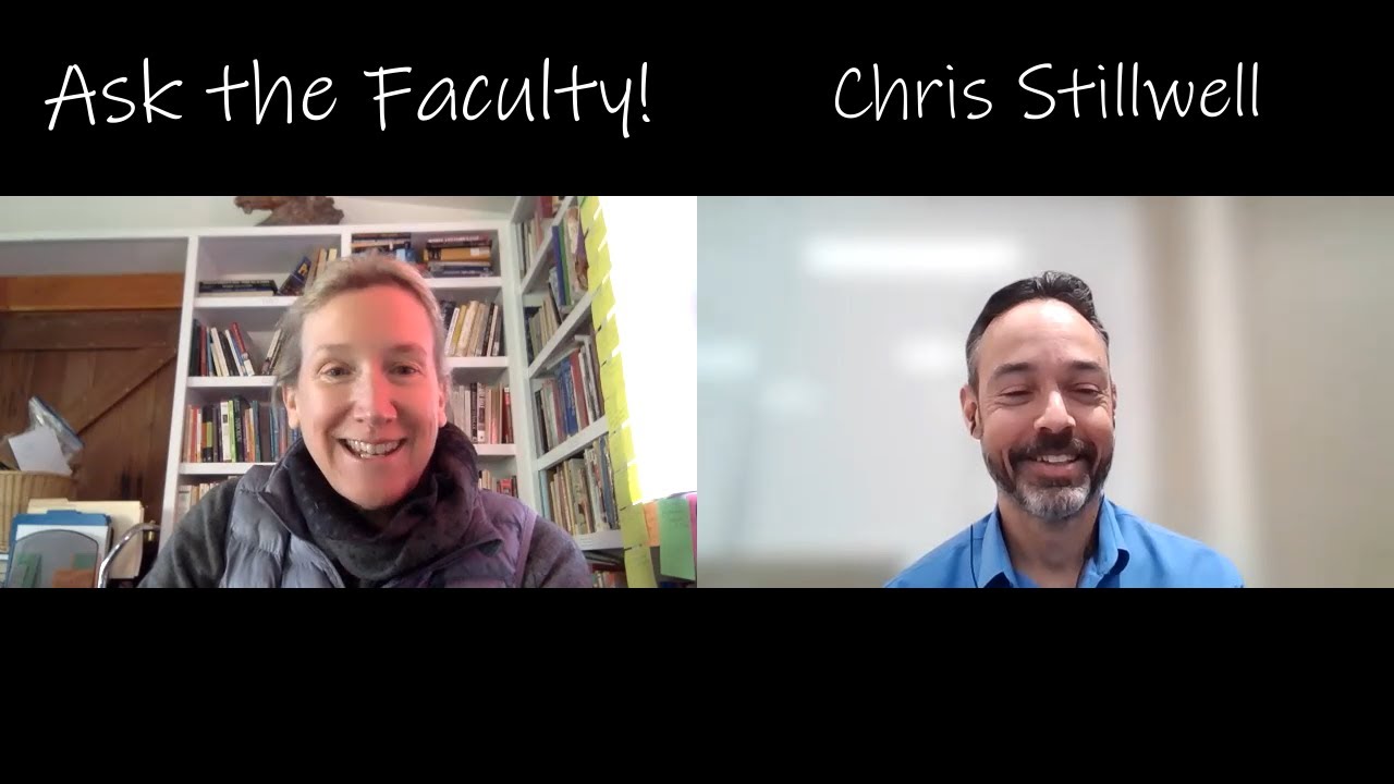 Ask the Faculty: Christopher Stillwell - YouTube