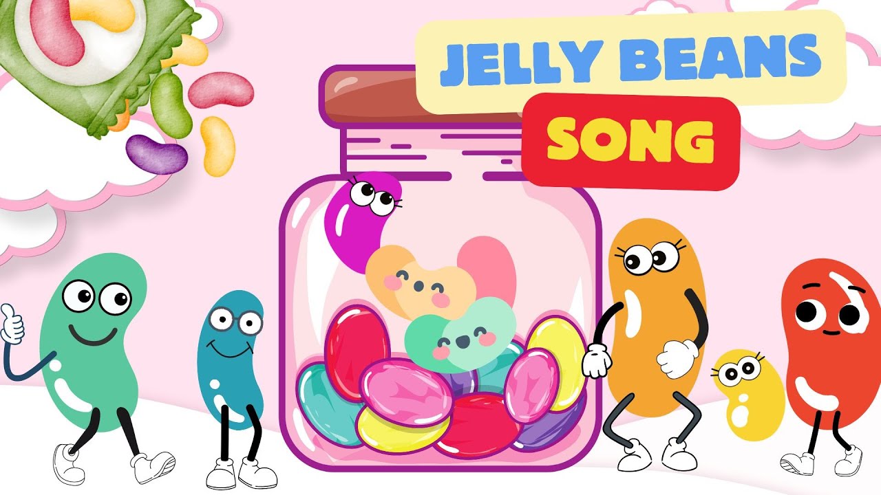 Jellybean song for kids | Funny jumping jellybean | Kids Song | Nursery ...