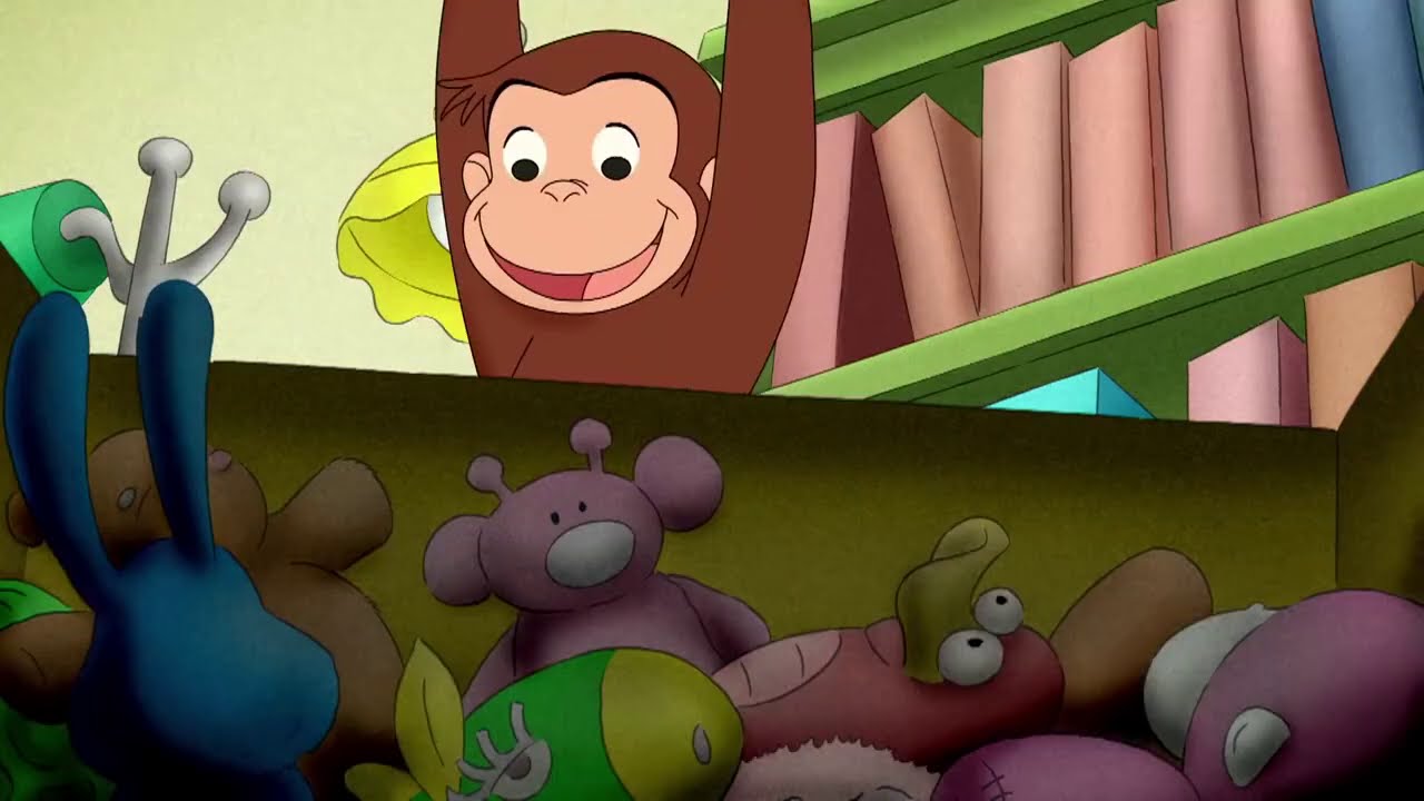 Monkey Goes Batty 🐵Curious George 🐵Kids Cartoon🐵Kids Movies🐵Videos for ...