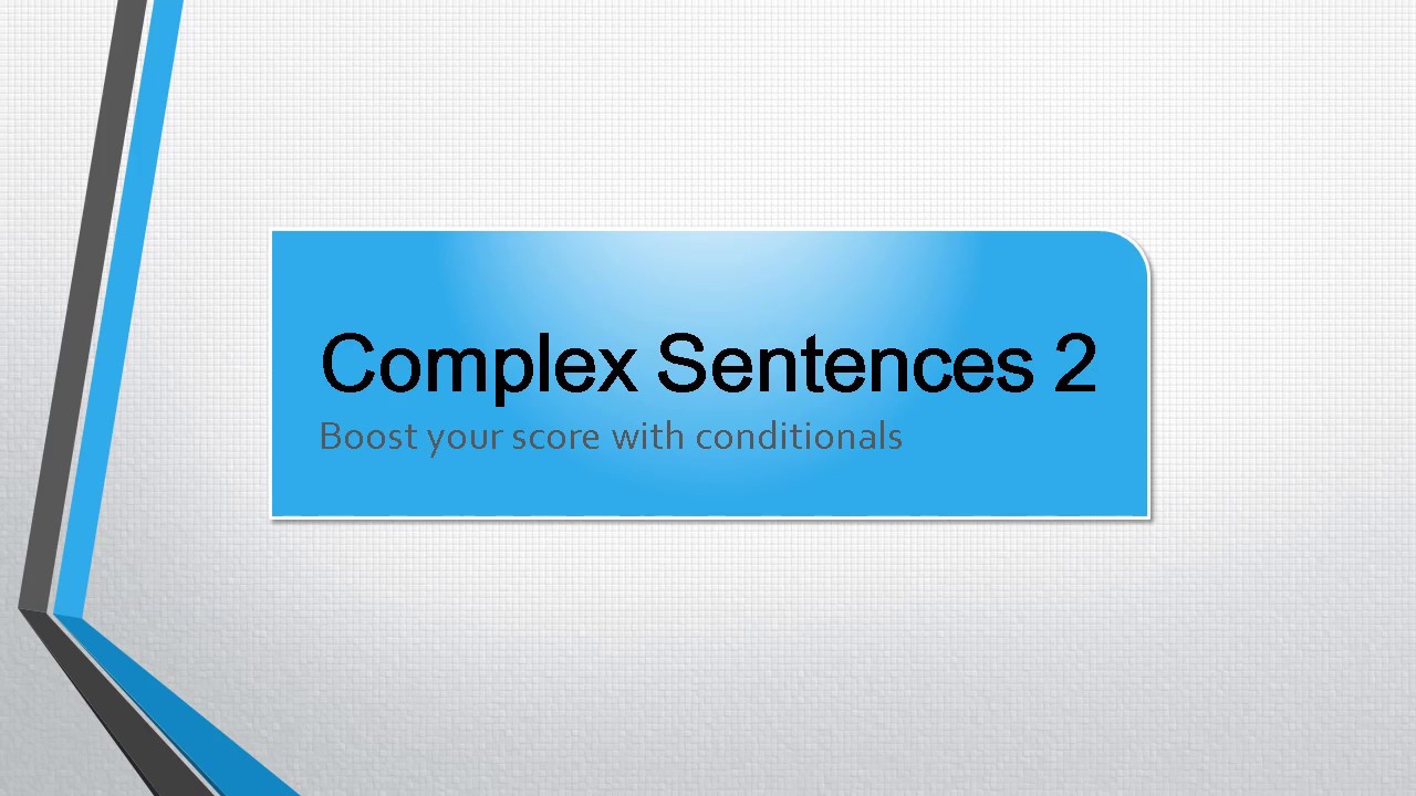 Complex Sentences #2 - YouTube