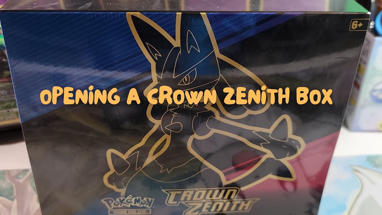 #Crown Zenith Box Opening !!! #pokemon #crownzenith - YouTube
