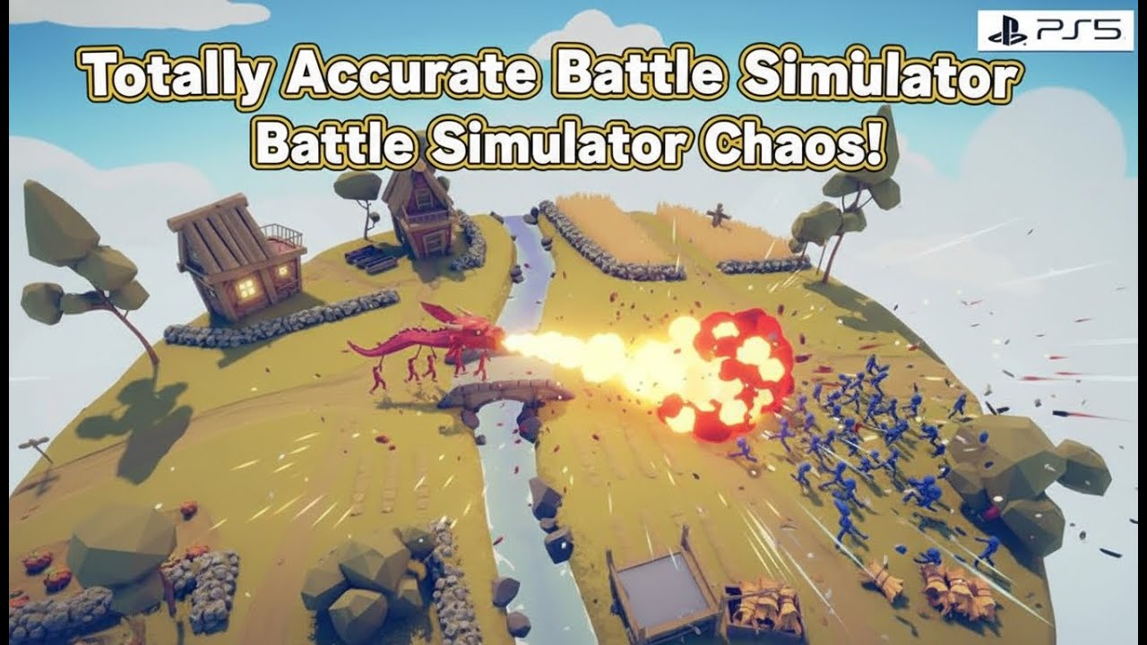 TABS PS5 Full Gameplay – 1 Hour of Dragon vs Army, Giants, Ragdoll ...