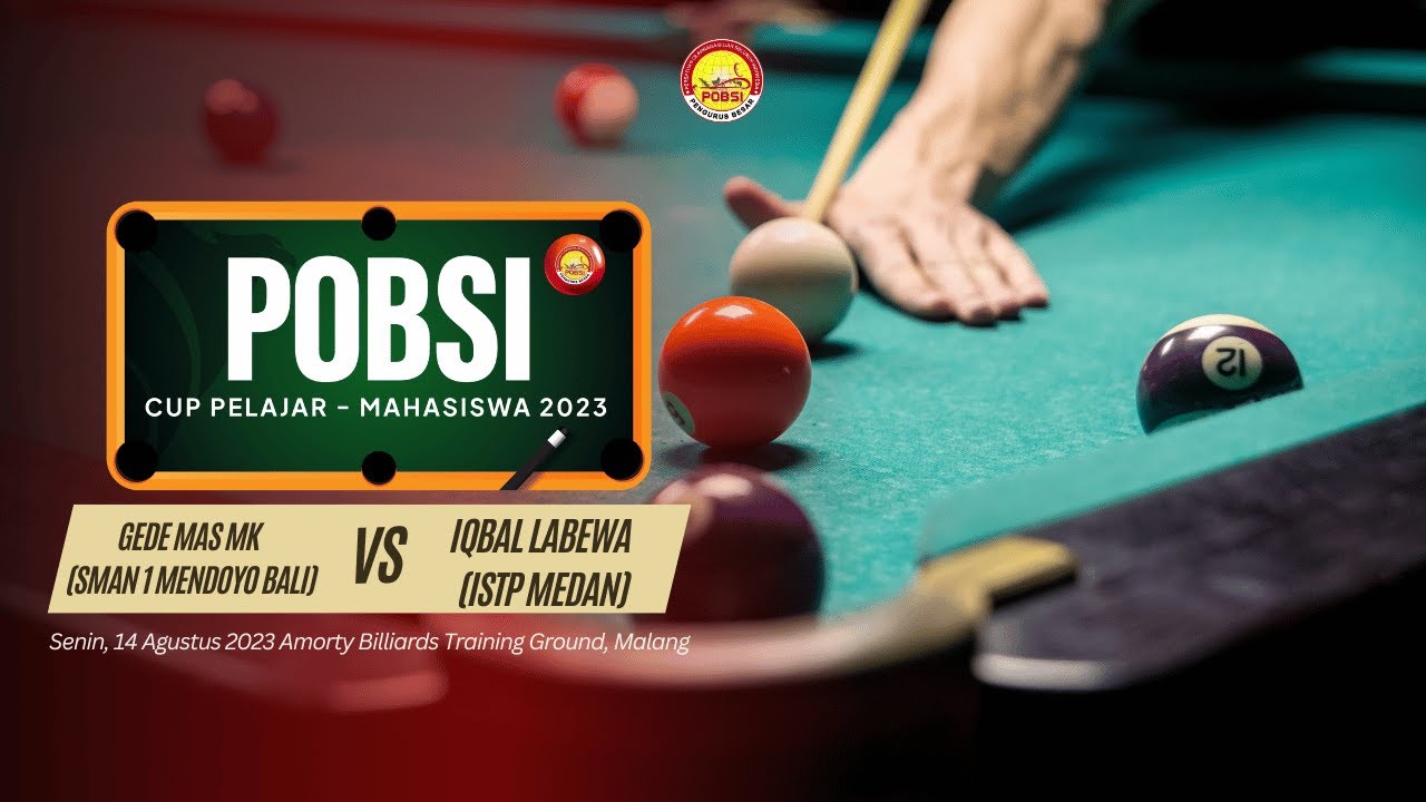 POBSI Cup Pelajar-Mahasiswa 2023 Seri II Gede Mas Mk (Sman 1 Bali) VS ...